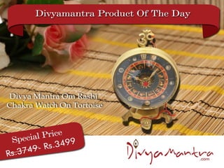 Om rashi chakra watch on tortoise | PPT