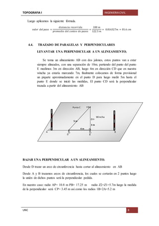 Topografia 1° practica | DOCX