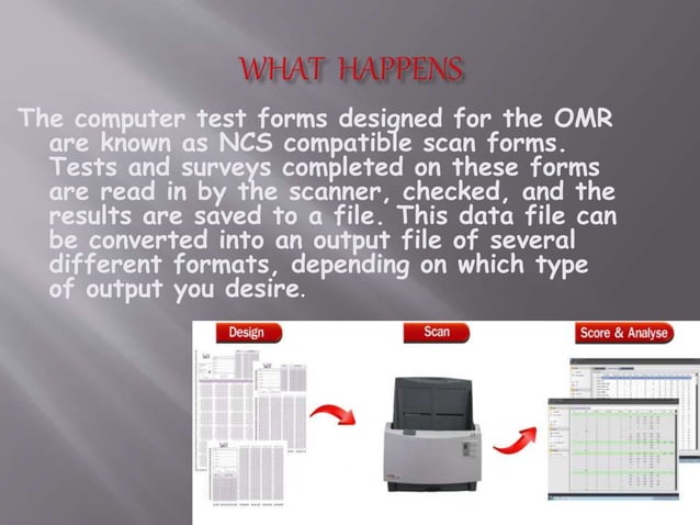 Optical Mark Recognition | PPTX | Technology & Computing