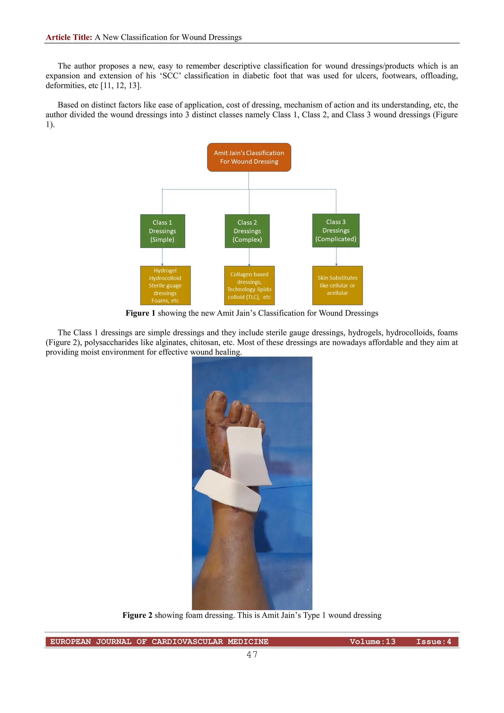 A new classification for wound dressings | PDF
