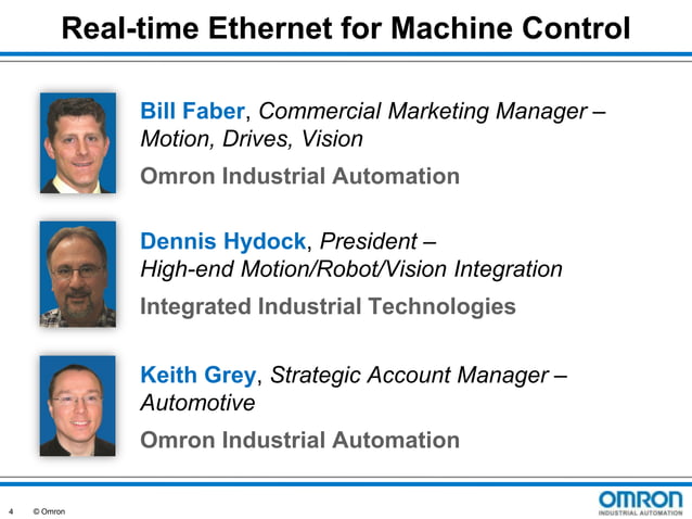 Real-time Ethernet for Machine Control | PPT