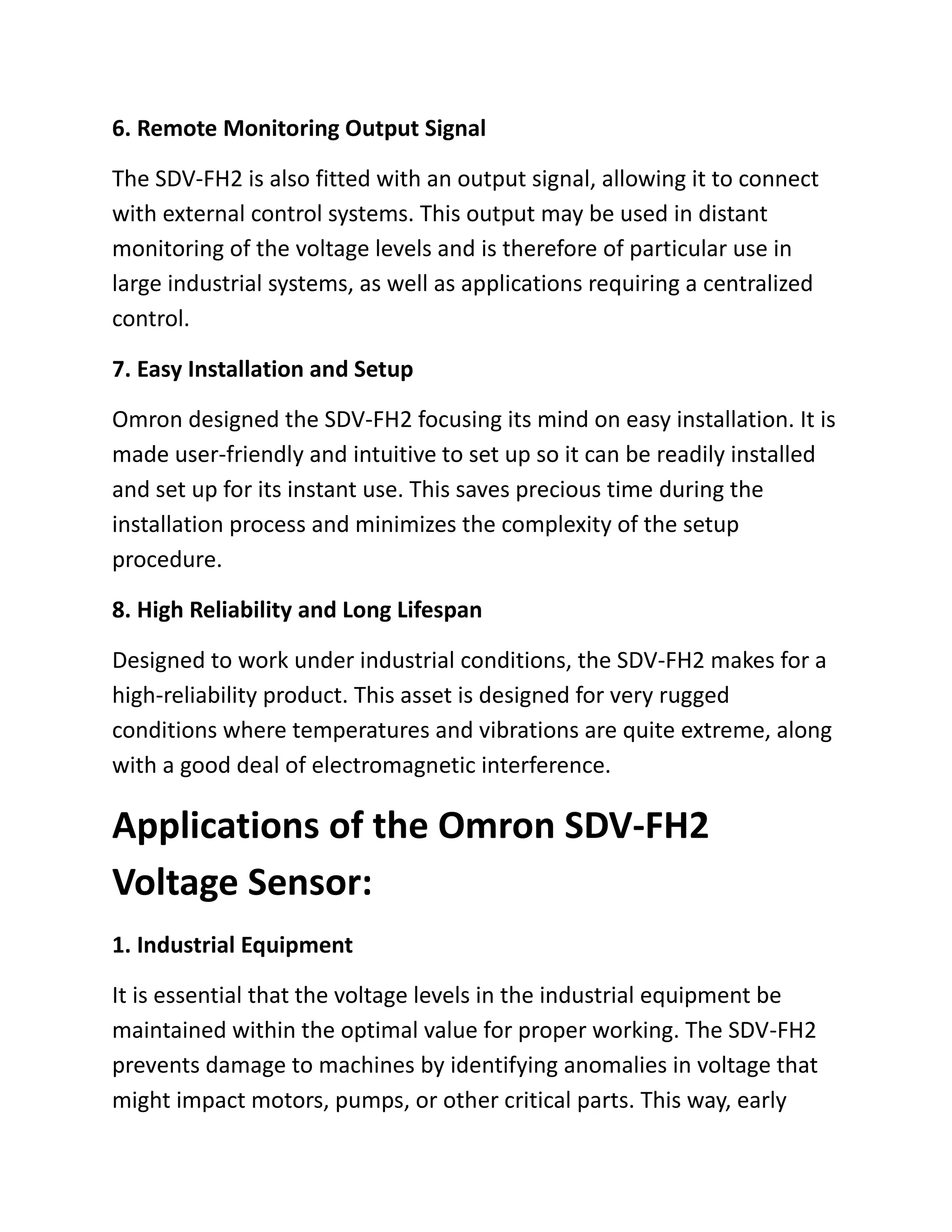 Omron sdv-fh2 voltage sensor 2a 24vdc new.pdf