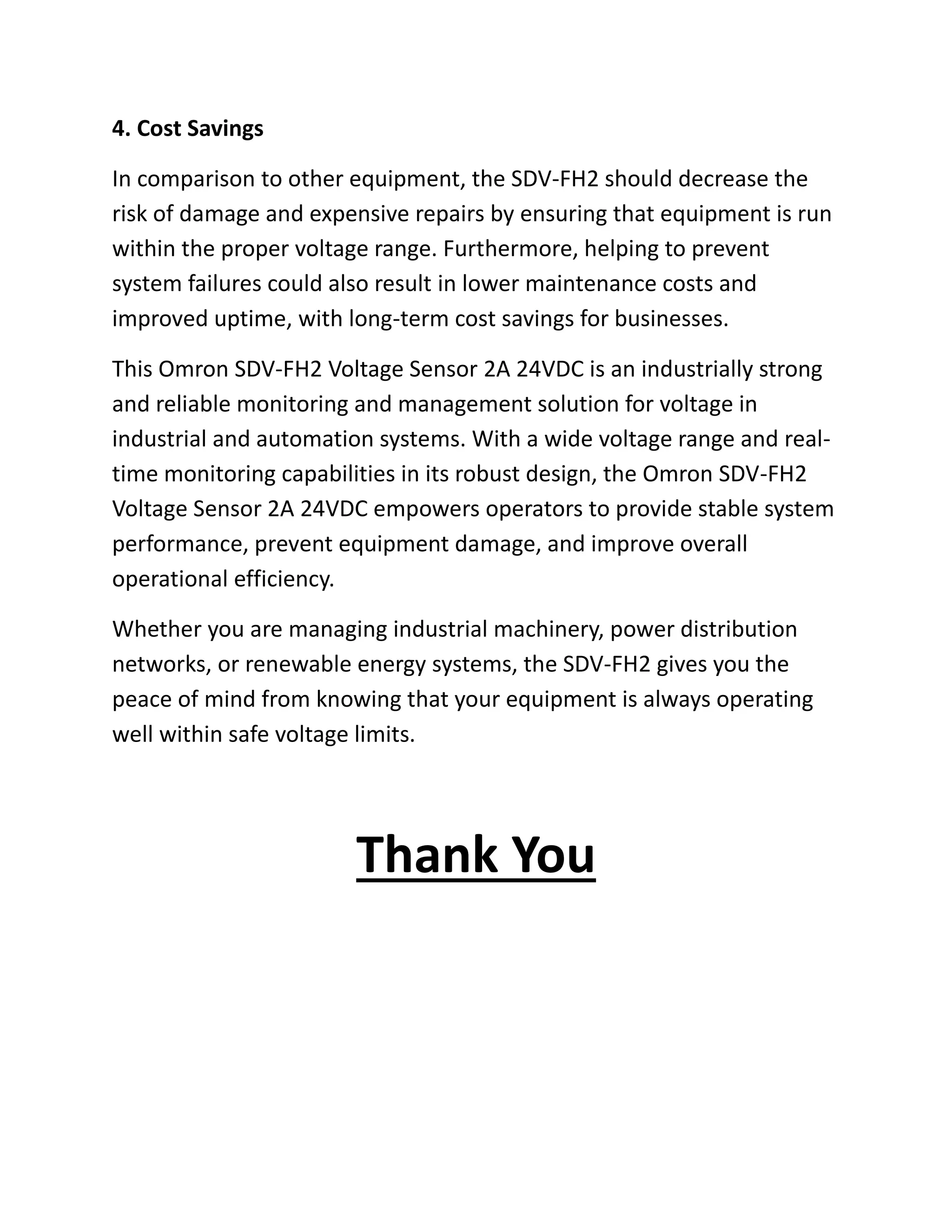 Omron sdv-fh2 voltage sensor 2a 24vdc new.pdf