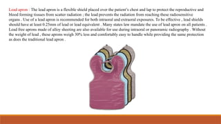 Oral medicine and radiology- radiation safety and protection | PPTX
