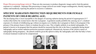 Oral medicine and radiology- radiation safety and protection | PPT