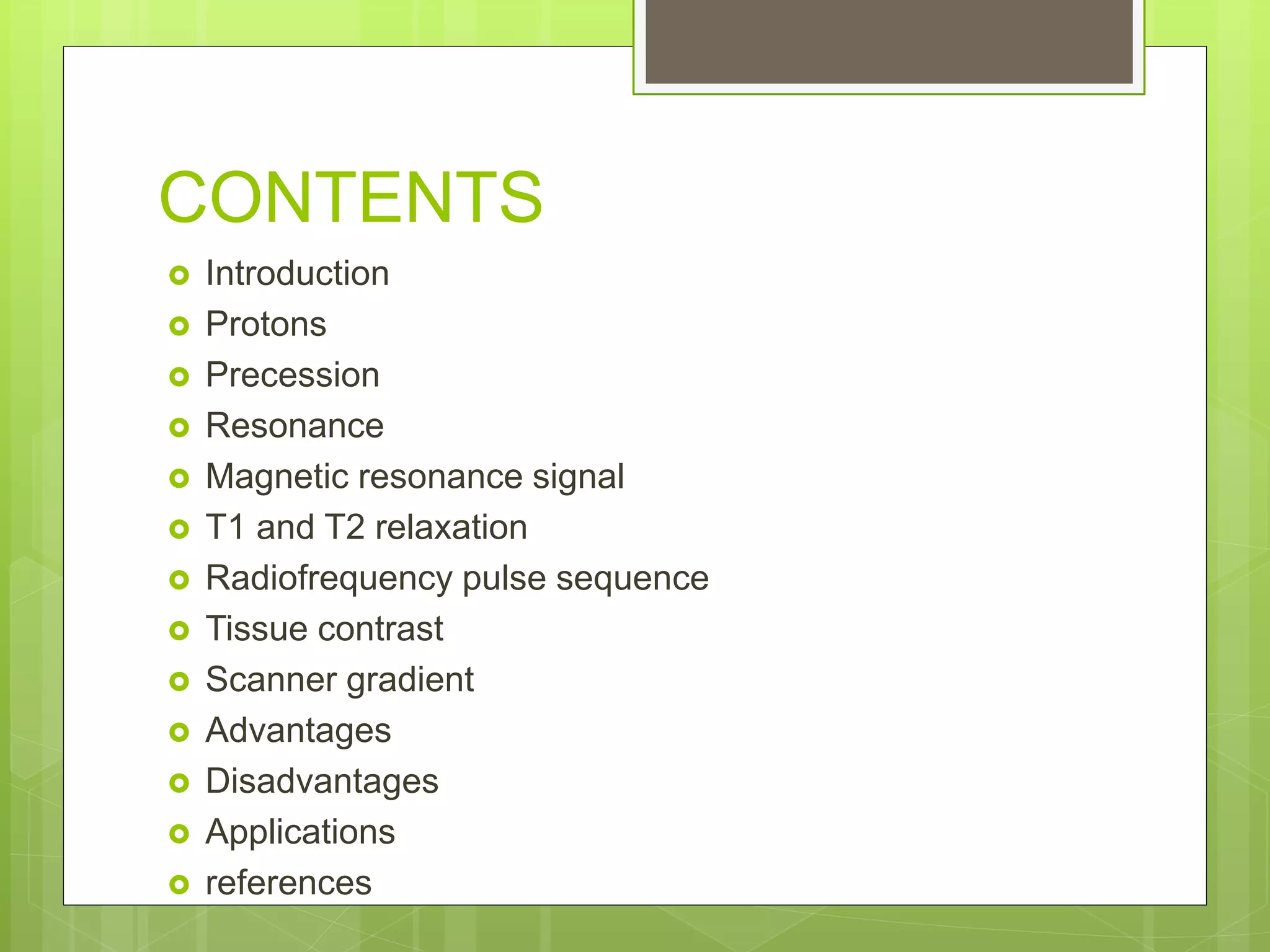 MRI in dentistry | PPTX