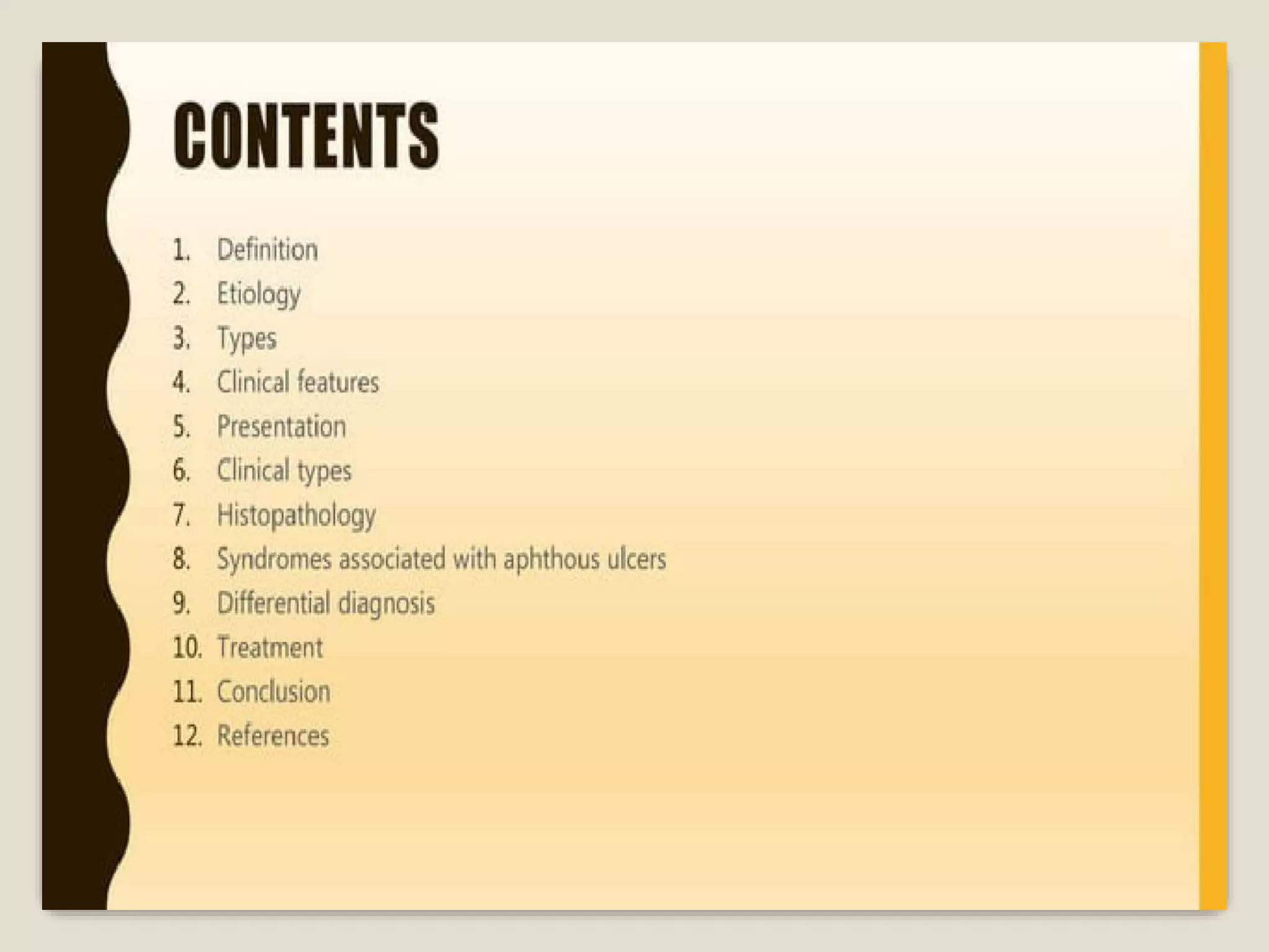 recurrent apthous ulcer | PPTX