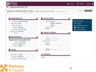 OpenMRS Lightning Talk: Pleebo Health Center | PPT