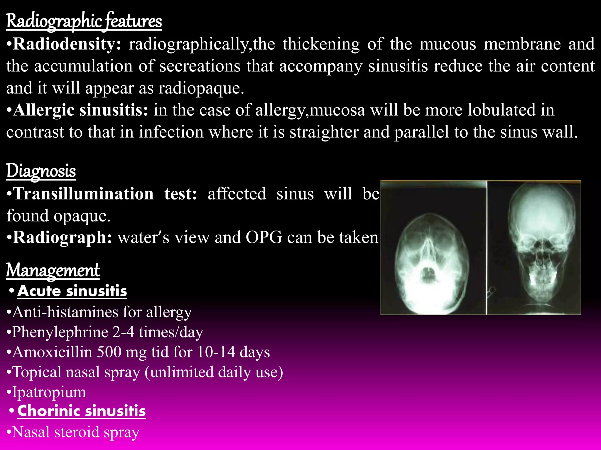 Differential Diagnosis Of Maxillary Sinus Pathology | PPTX