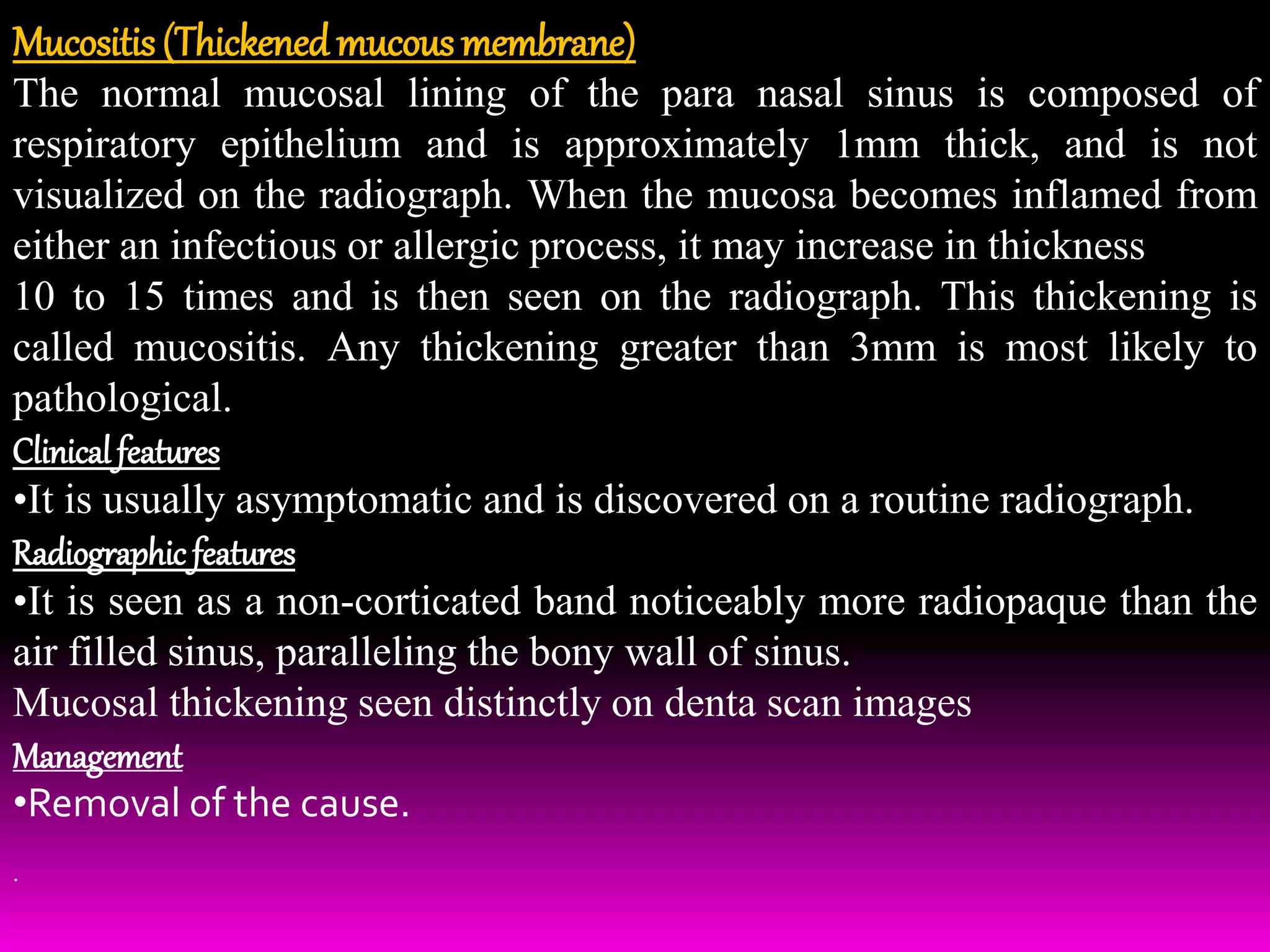 Differential Diagnosis Of Maxillary Sinus Pathology | PPTX