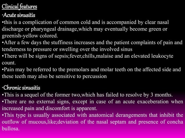 Differential Diagnosis Of Maxillary Sinus Pathology | PPTX