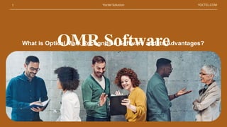 What is Optical Mark Recognition Software and its Advantages | PPTX