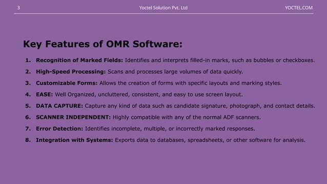 What is Optical Mark Recognition Software and its Advantages | PPT