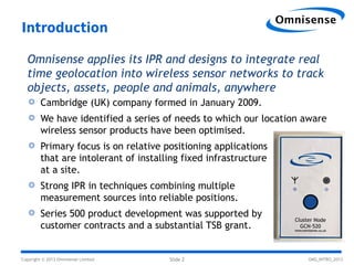 Omnisense Overview | PDF