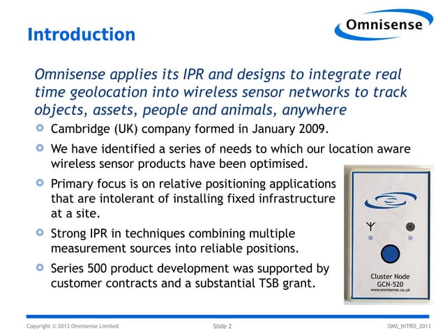 Omnisense Overview | PDF