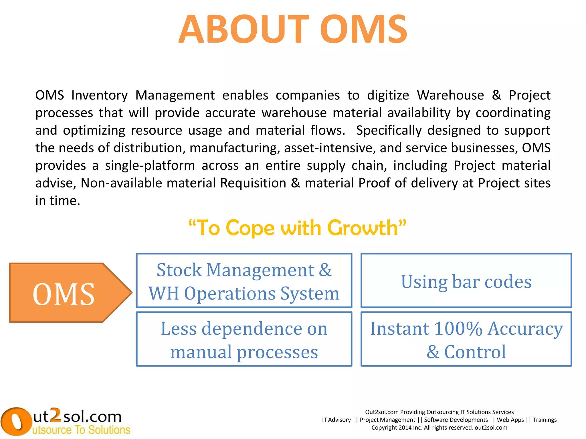 OWMAPPS Ordering Warehouse Management System | PDF