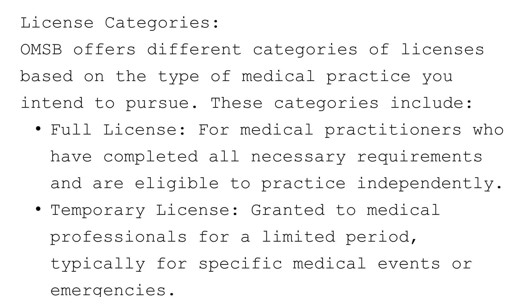 OMSB License Requirements.pptx