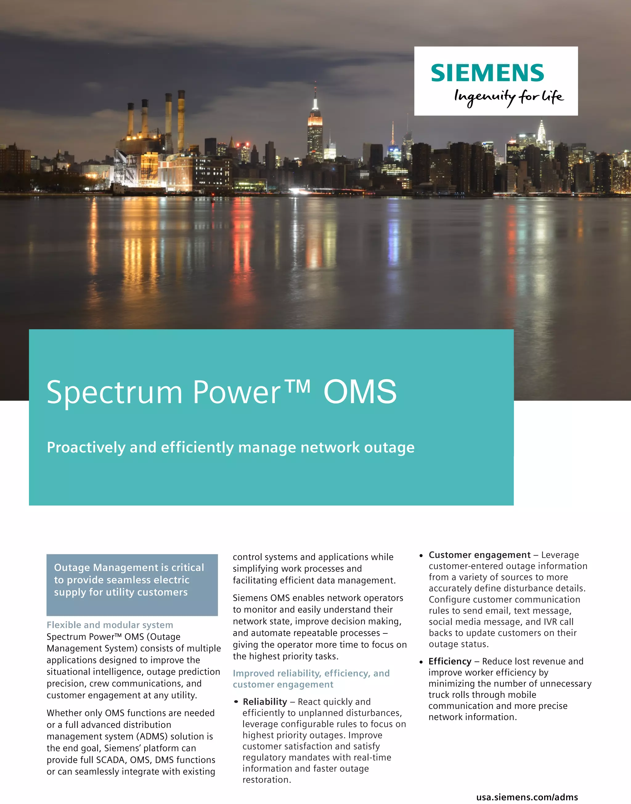 Spectrum Power™ OMS | PDF