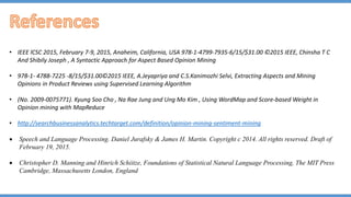 Opinion Mining | PPTX