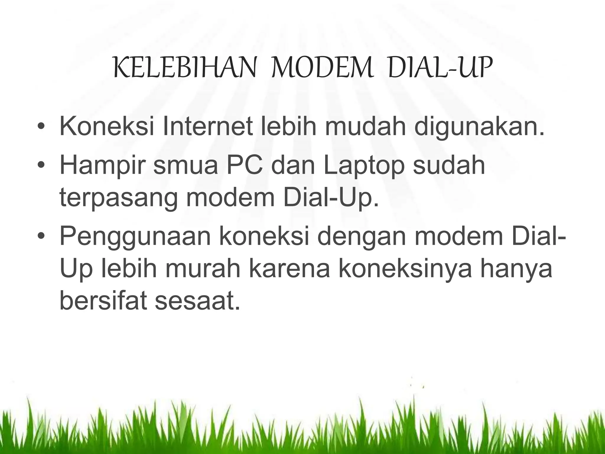 Penjelasan Lengkap tentang modem | PPT