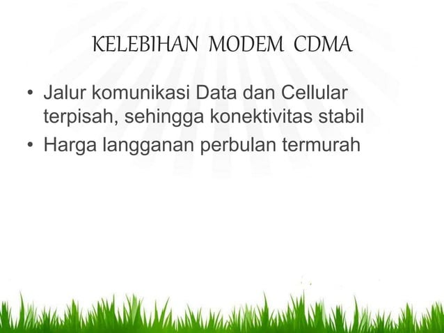 Penjelasan Lengkap tentang modem | PPT