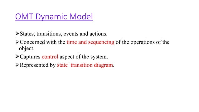 Object Modeling Techniques | PPTX
