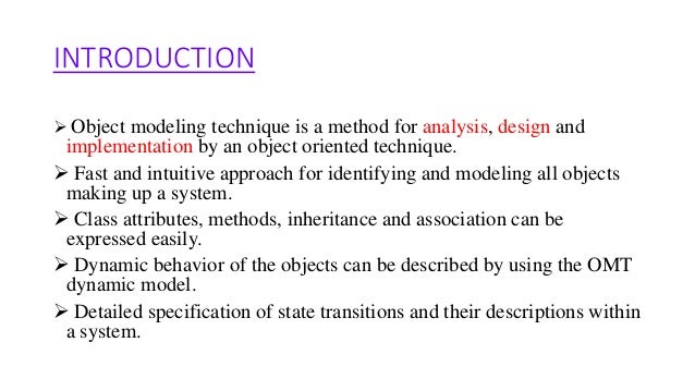 Object Modeling Techniques