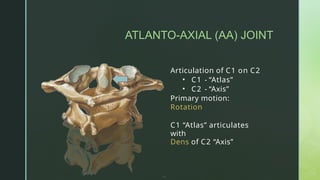 OMT cervical spine - osteopathy in the head and neck region | PPTX