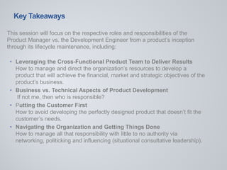 What Is It? Product Development vs. Product Management | PDF