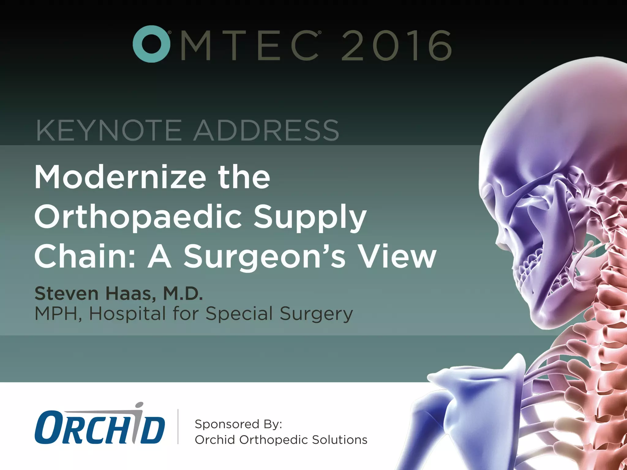 Modernize the Orthopaedic Supply Chain: A Surgeon’s View | PDF ...