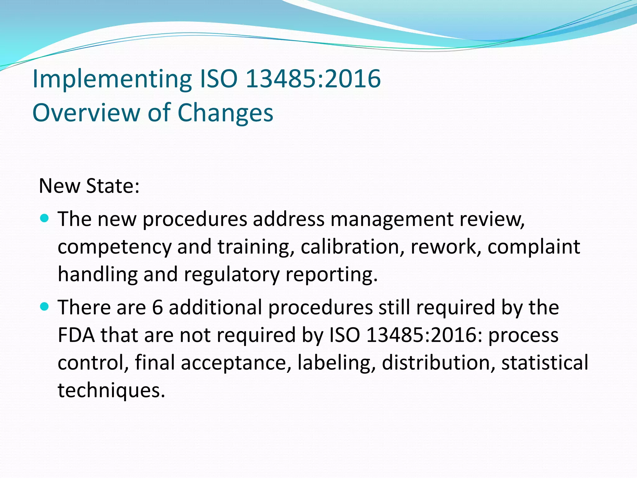 How to Implement ISO 13485 Updates | PDF
