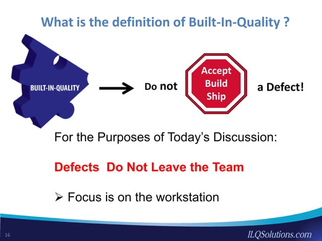Achieving Built-in-Quality: Actions and Implementation | PDF
