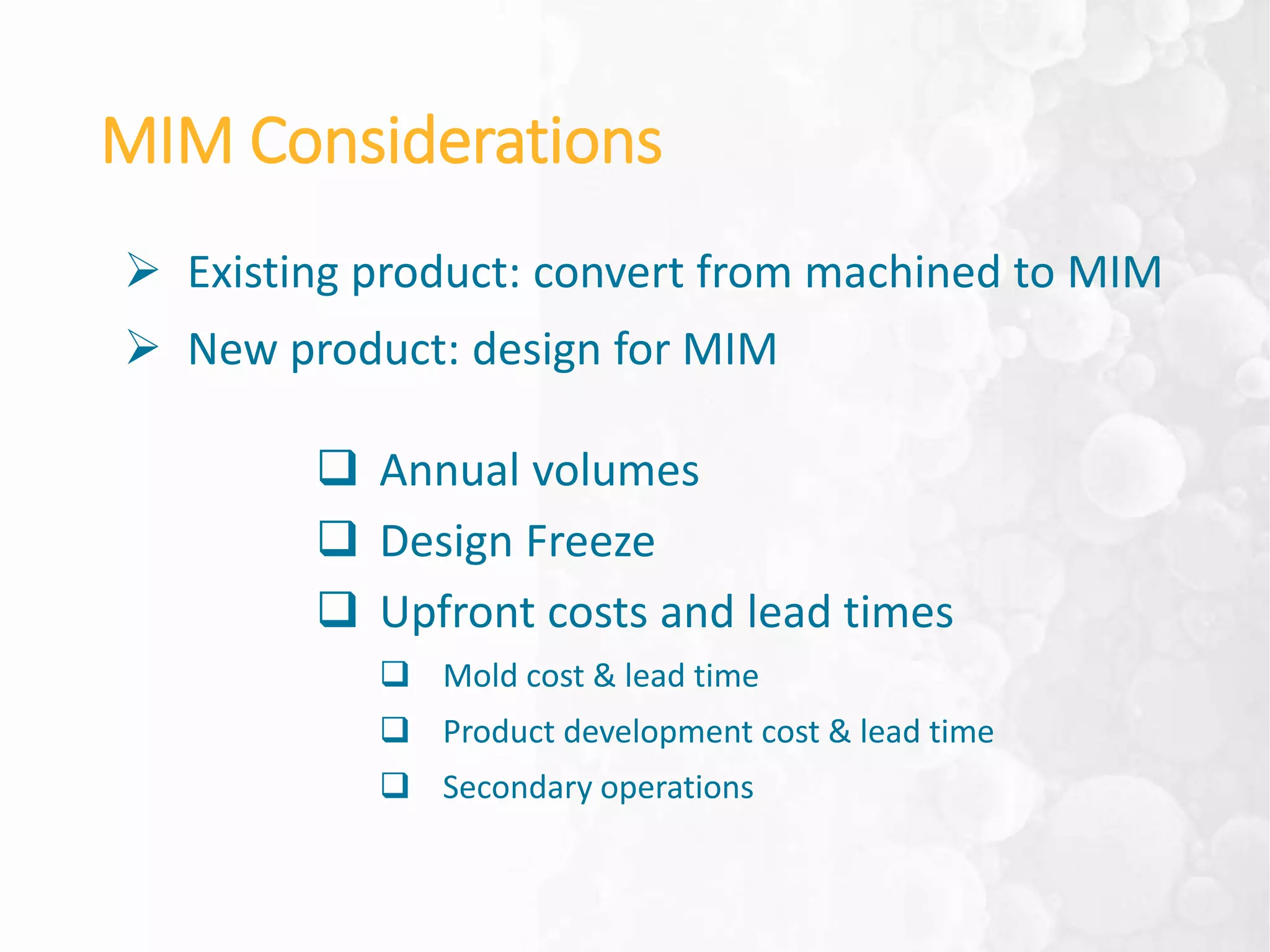 OMTEC 2016 Molding Considerations - Praxis Technology | PPTX