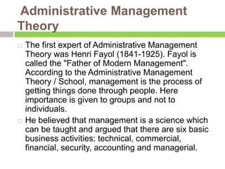 Organization & Management Theories.pptx | Business Administration ...