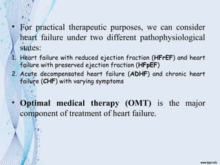 Optimal medical therapy in heart failure | PPT | Heart and ...