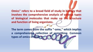 OM TO OMICS Dr.Kshirsagar Ravindra-Zoology | PDF