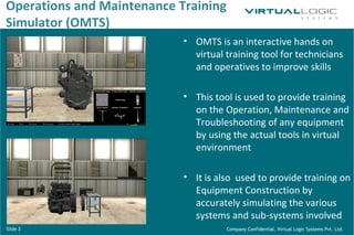 Operation Maintenance Training Simulator (OMTS) | PPT