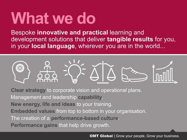 Omt Global Corporate Overview Ppt