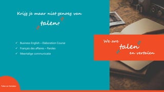 Office Management - Business Translation and Interpreting Thomas More ...