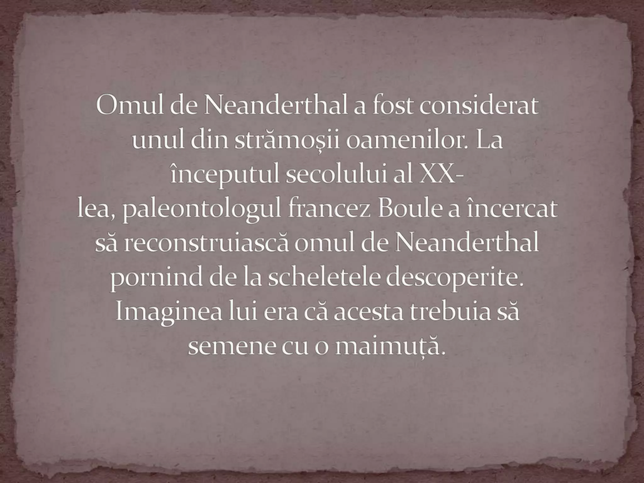 Omul conform creationismului | PPT