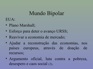 o mundo bipolar e a guerra fria | PDF