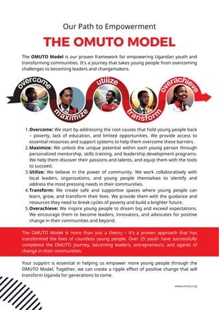 Empowering Ugandan Youth: Omuto Foundation's Journey to Sustainable ...