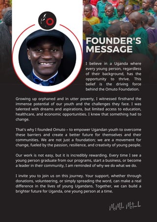 Empowering Ugandan Youth: Omuto Foundation's Journey to Sustainable ...