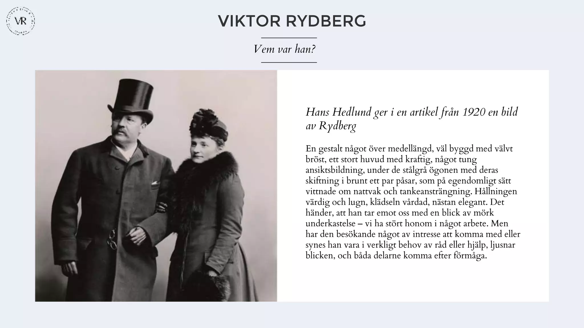 Om Viktor Rydberg ... | PPTX