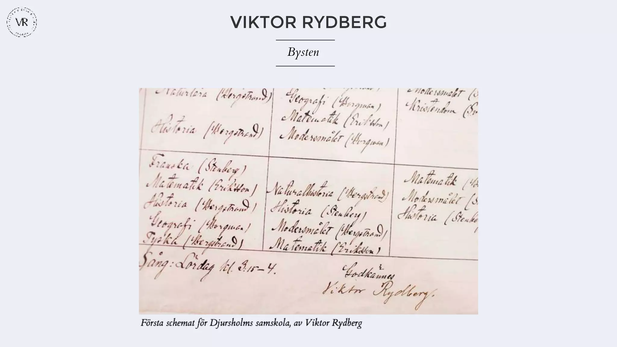Om Viktor Rydberg ... | PPTX