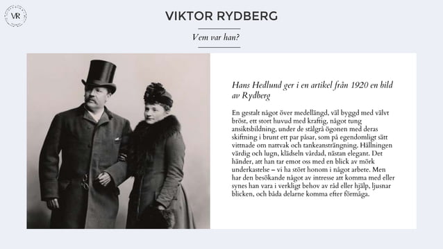 Om Viktor Rydberg ... | PPTX