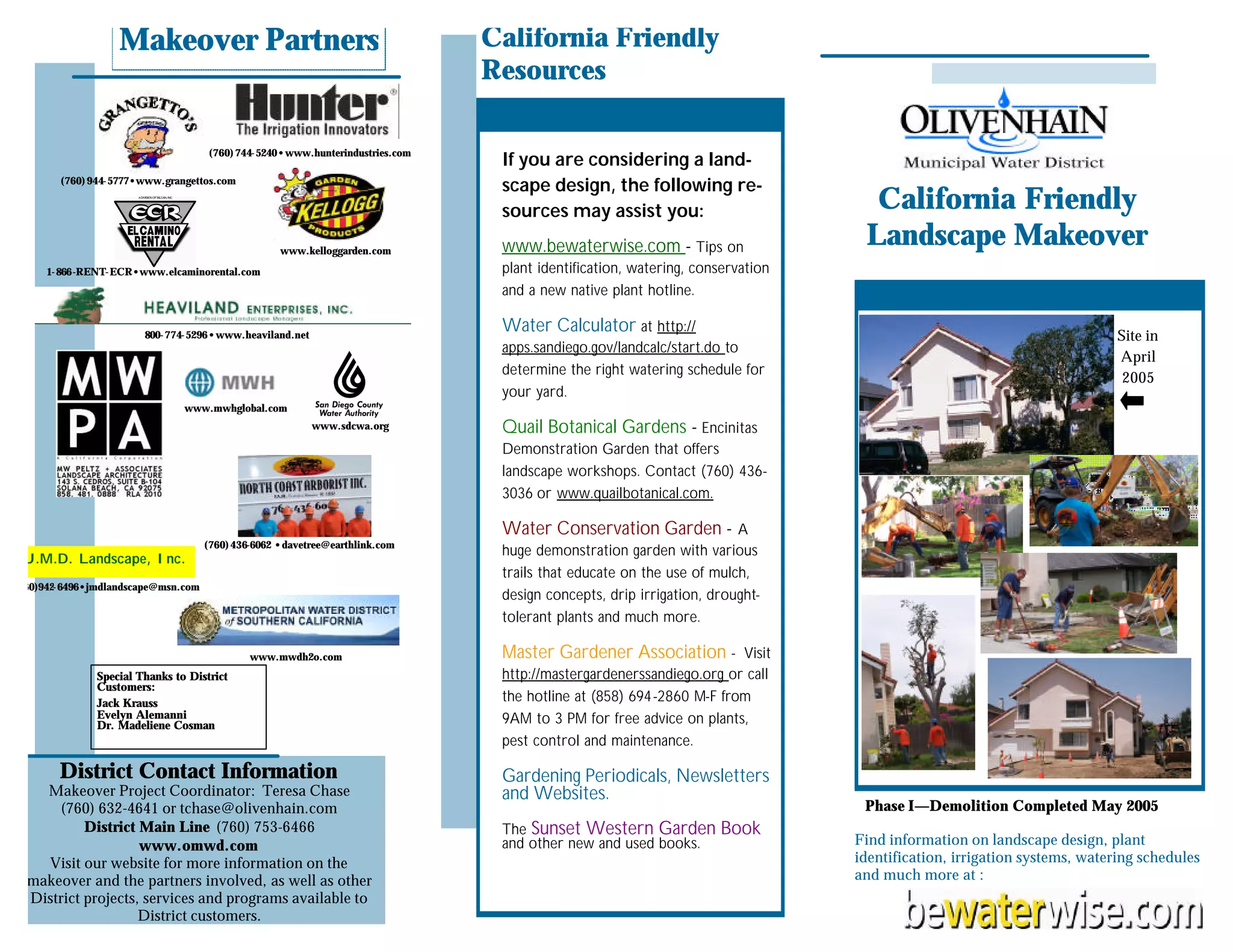California Friendly Landscape Makeover - Encinitas, California | PPT