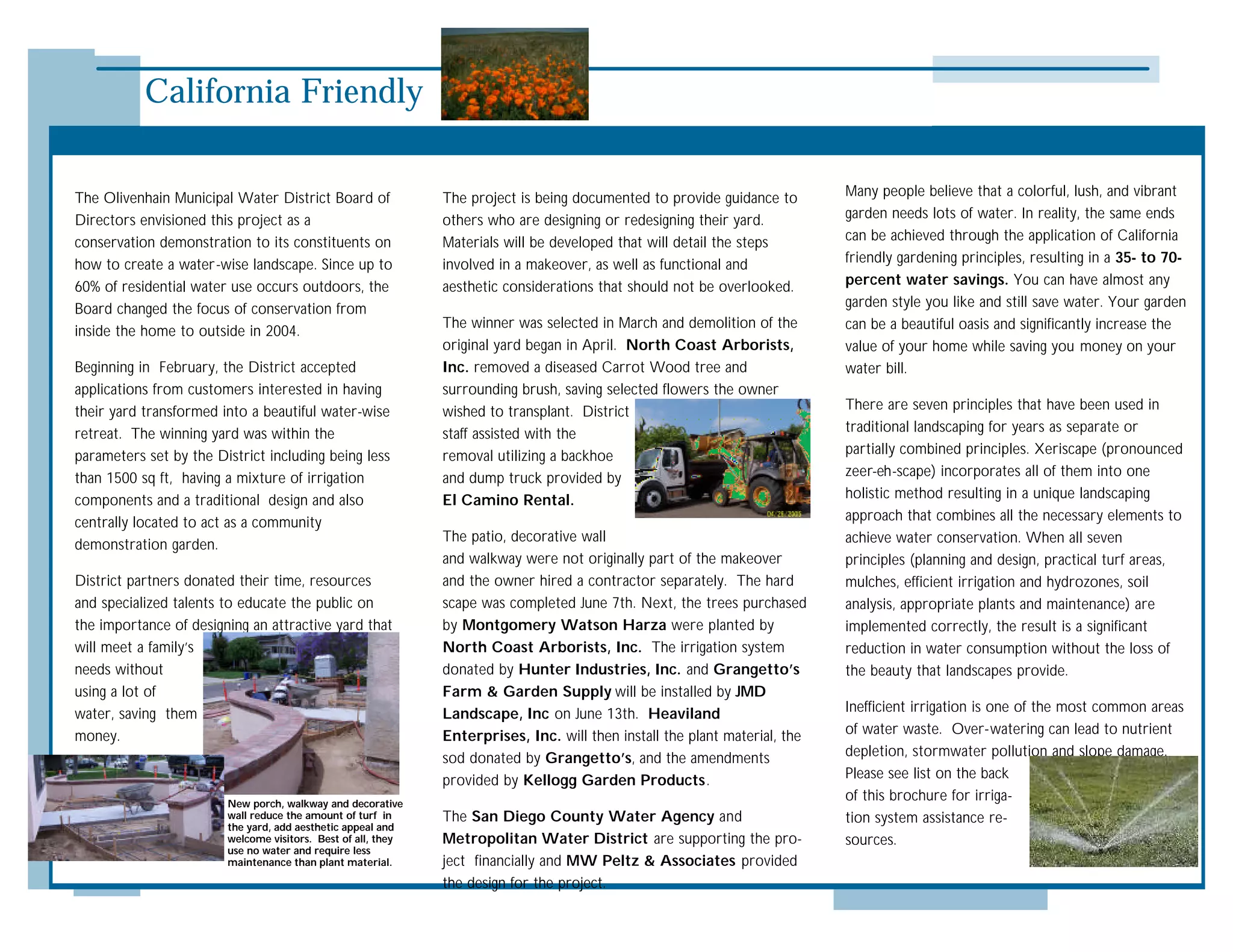 California Friendly Landscape Makeover - Encinitas, California | PPT