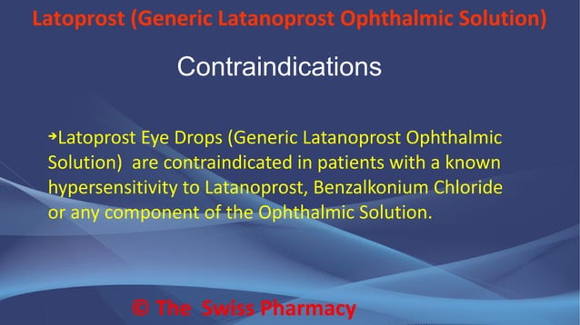 Latoprost Eye Drops (Generic Latanoprost Ophthalmic Solution) | PDF
