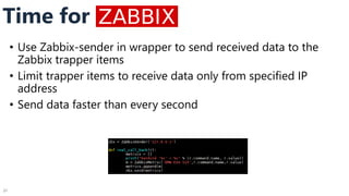 OSMC 2019 | On-board Diagnostics Monitoring and Alerting with Zabbix by Dmitry Lambert | PDF